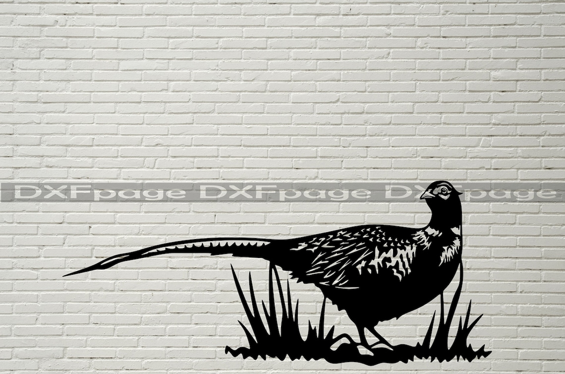 Pheasant SVG Hunting Clipart Dxf Files for Plasma Laser | Etsy Canada