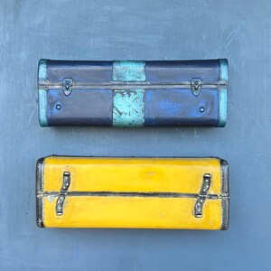 Vintage Suitcase Shelf Custom Floating Wall Display - Etsy