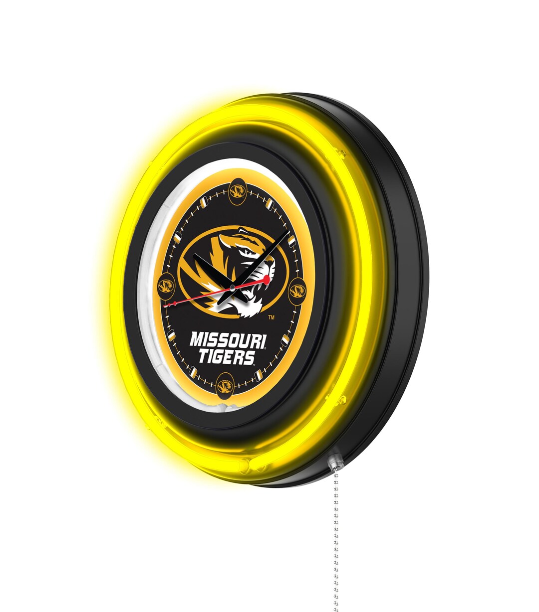 University of Missouri Neon Clock | Mizzou Tigers 15" Neon Clock - Etsy