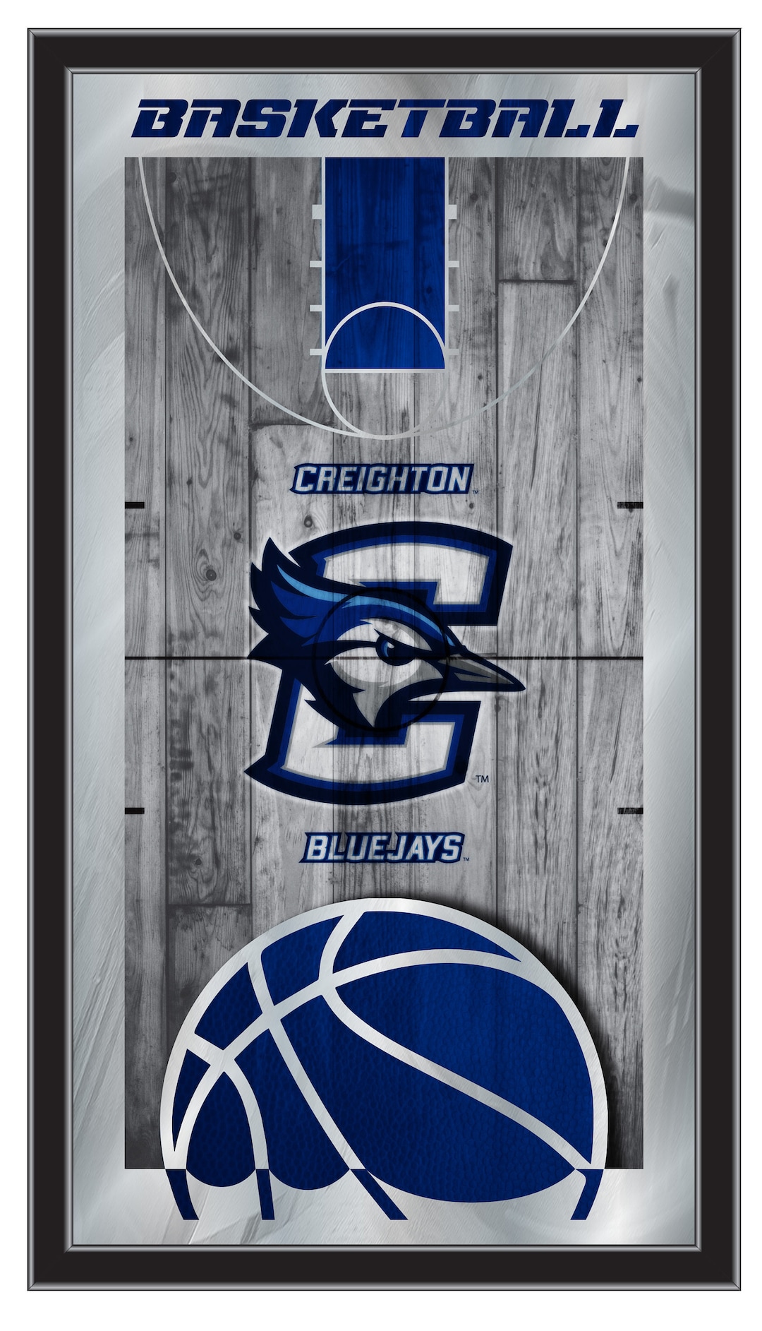 Creighton University Basketball Wall Mirror | Creighton Bluejays - Etsy