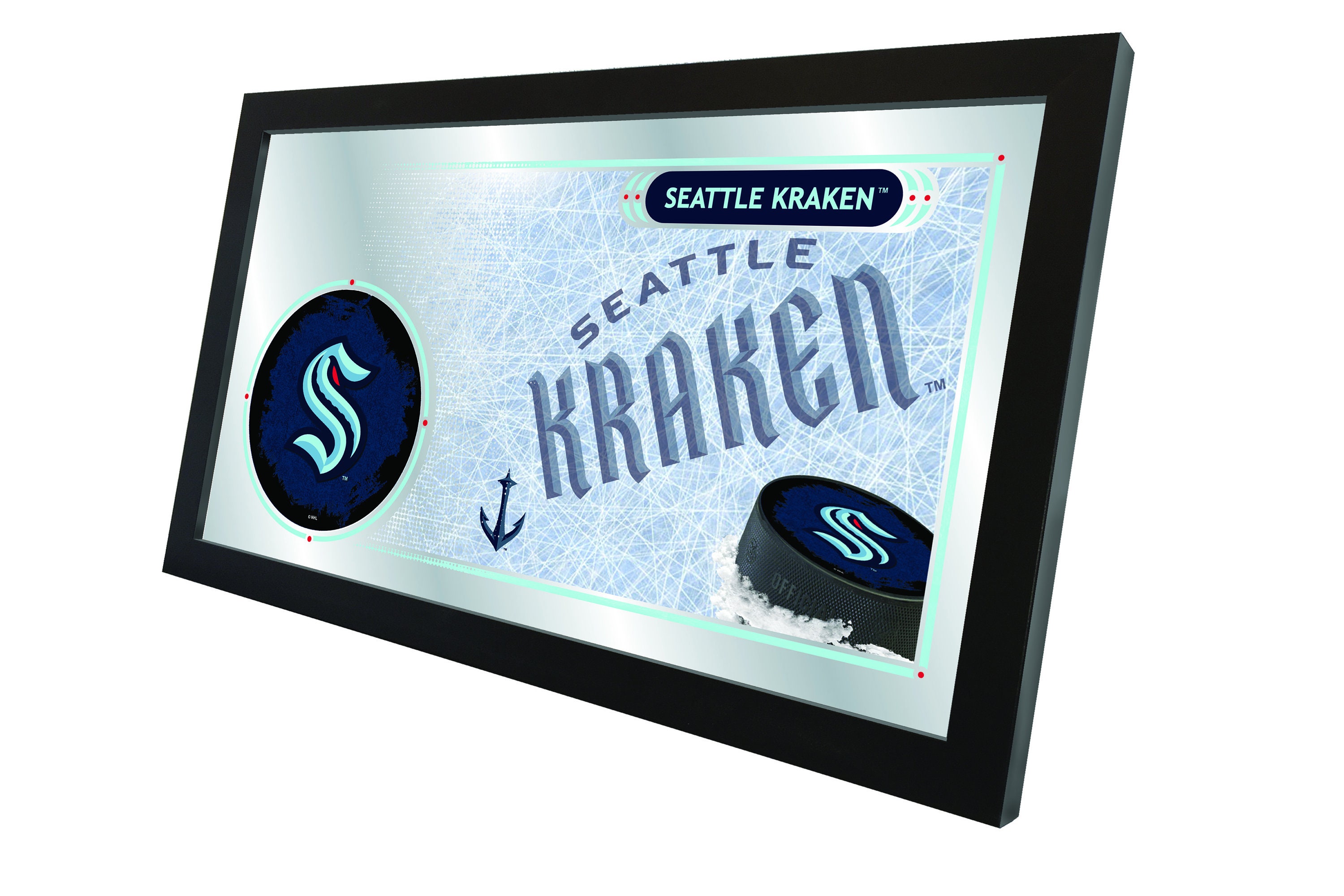 Seattle Kraken Hockey Collector Mirror Premium NHL Team Mirror Hanging ...