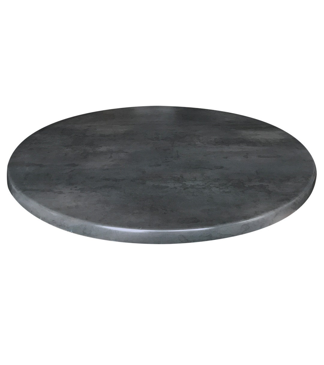 Black Steele Finish Outdoor Table Top | All-season Heavy Duty Patio ...