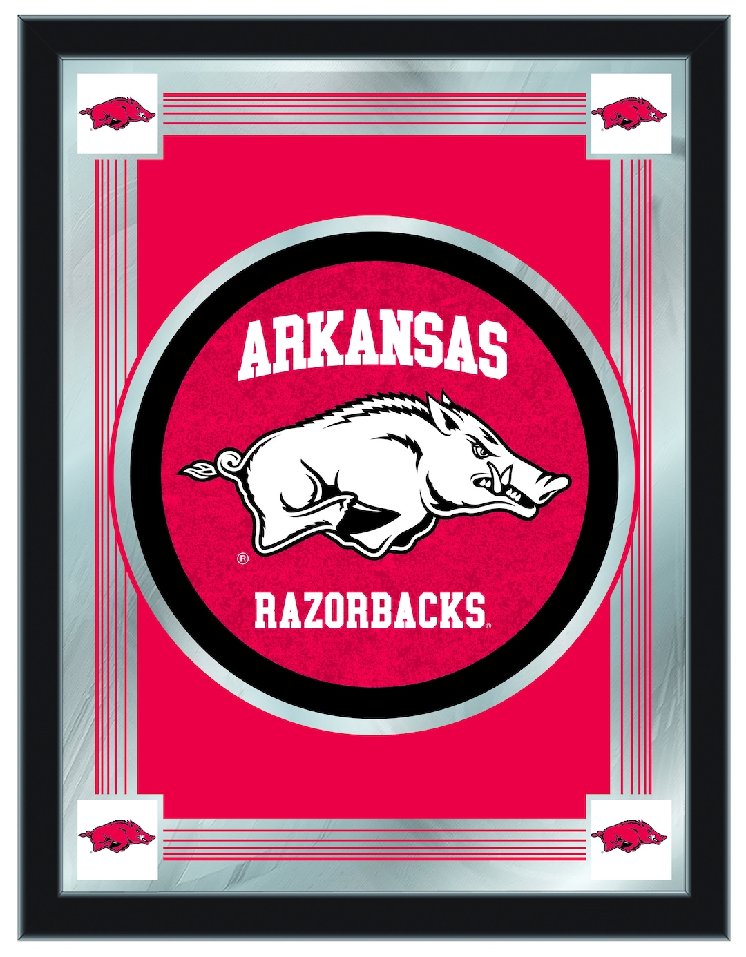 University of Arkansas Logo Wall Mirror | UA Razorbacks Decor - Etsy