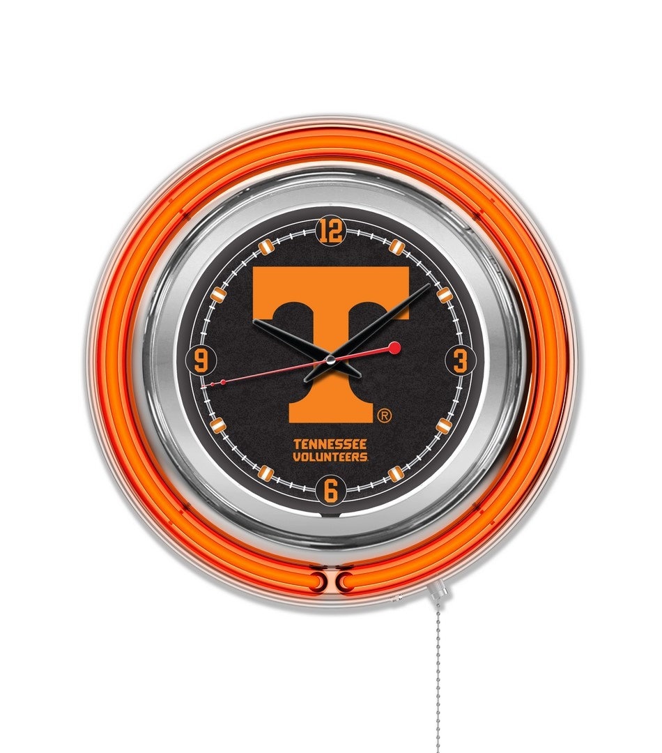 University of Tennessee Neon Clock UT Volunteers 15 - Etsy