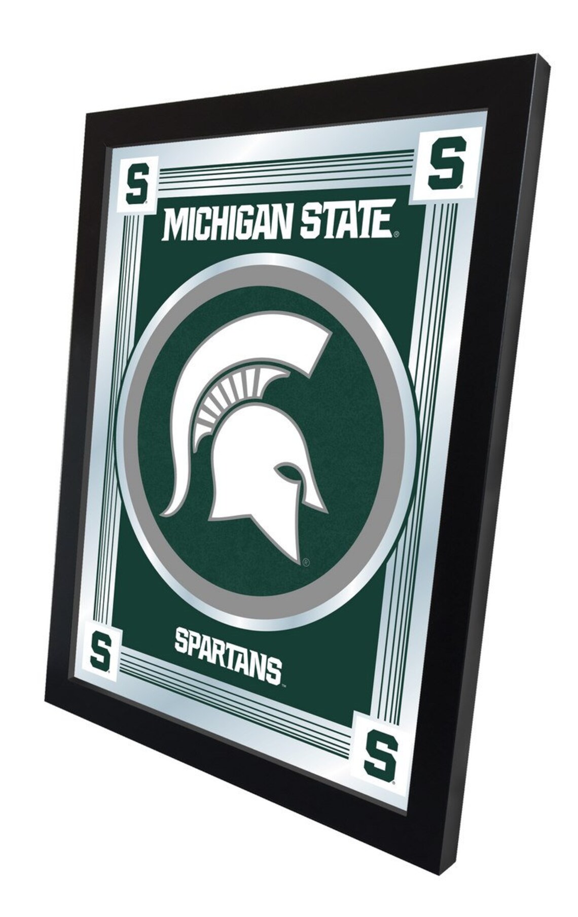 Michigan State University Logo Wall Mirror Premium NCAA Team - Etsy