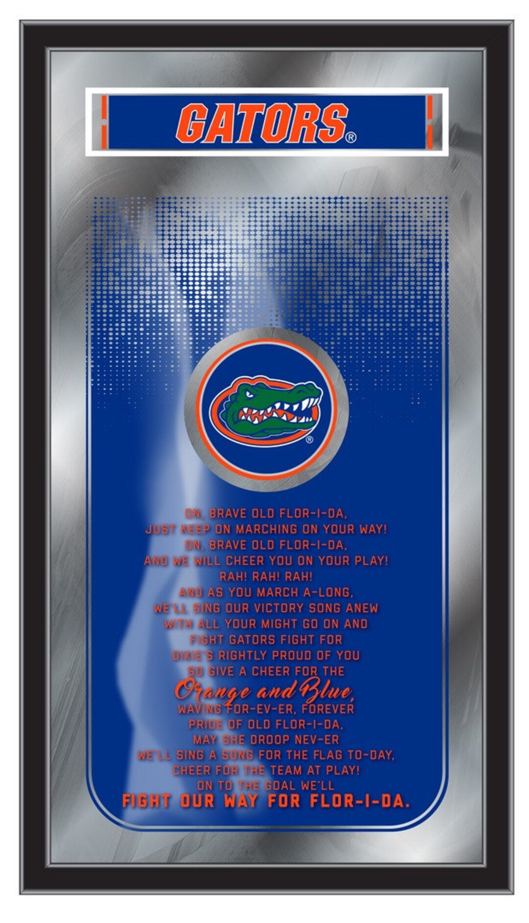 University of Florida Fight Song Wall Mirror| UF Gators - Etsy