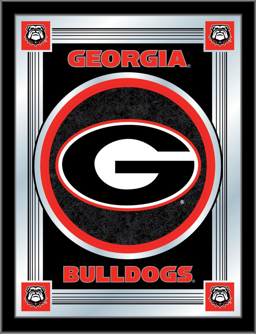 University of Georgia (G) Logo Wall Mirror | UGA Bulldogs Decor - Etsy