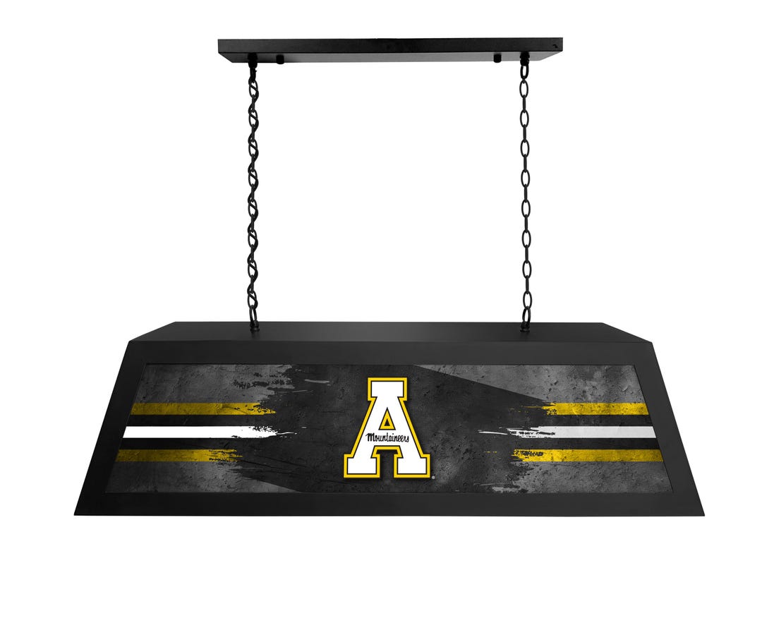 Appalachian State Backlit Pool Table Light | Metal Framed ASU ...