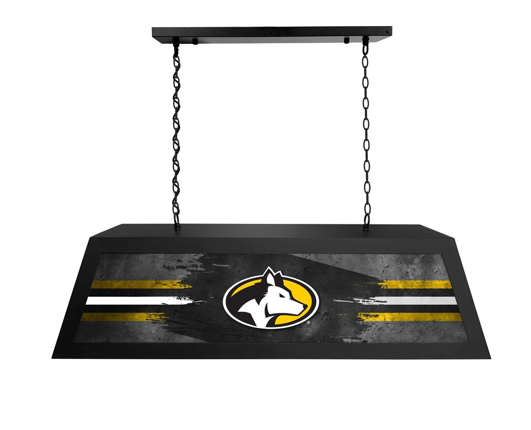 Michigan Tech Backlit Pool Table Light | Metal Framed MTU Huskies ...