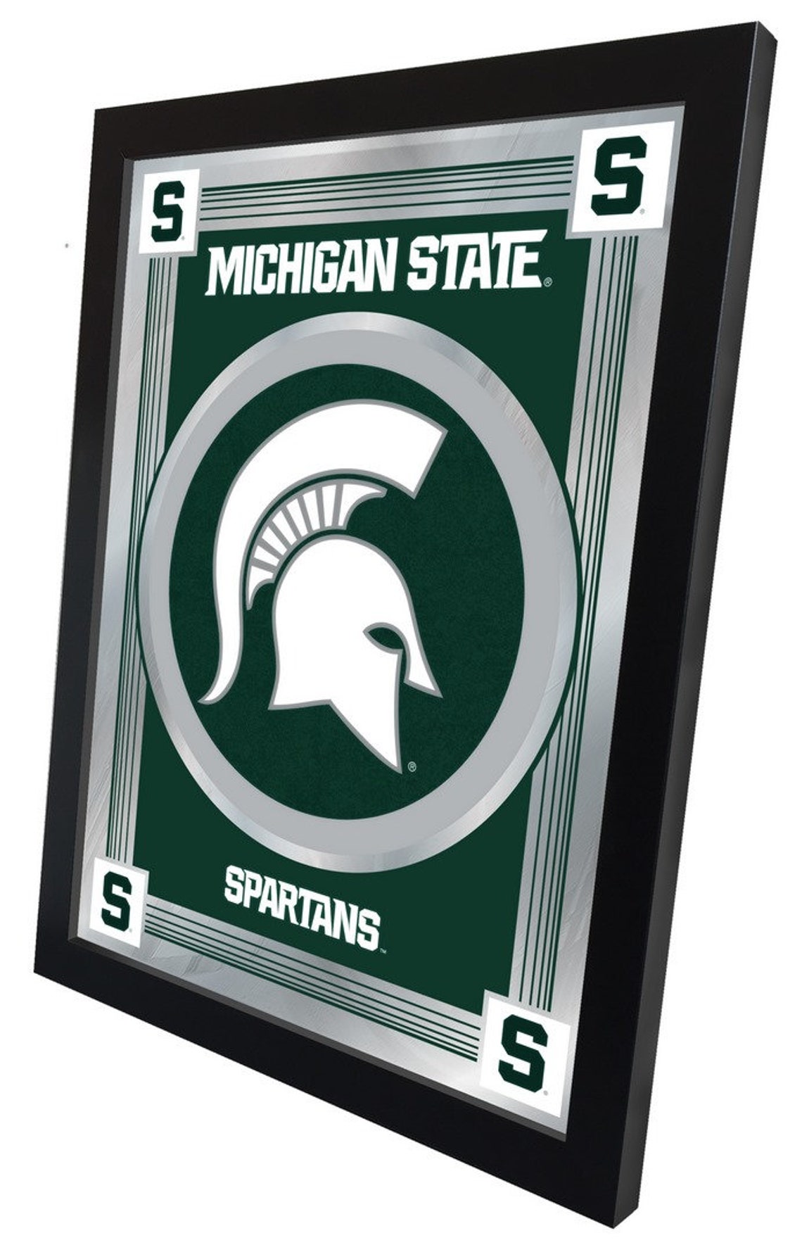 Michigan State University Logo Wall Mirror | MSU Spartans Decor - Etsy
