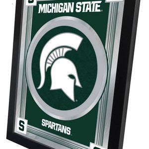 Michigan State University Logo Wall Mirror | MSU Spartans Decor - Etsy