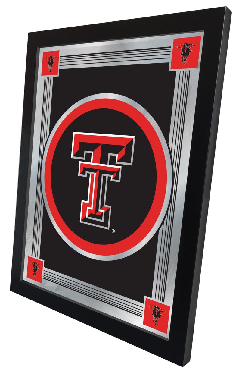 Texas Tech University Logo Mirror | TTU Red Raiders Logo Wall Decor - Etsy