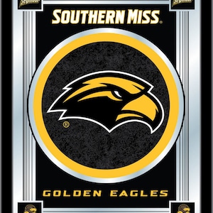 University of Southern Mississippi Logo Mirror | USM Golden Eagles Wall ...
