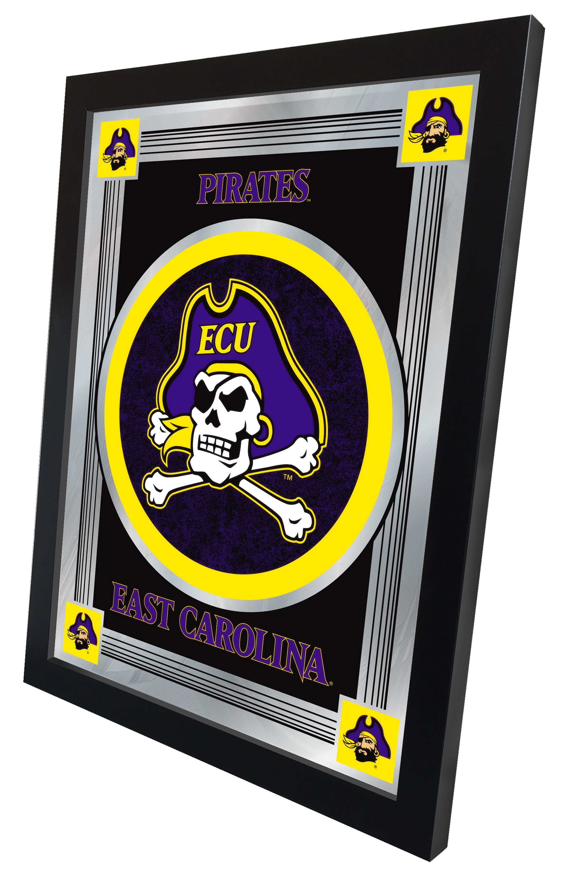 East Carolina University Logo Wall Mirror ECU Pirates Decor - Etsy