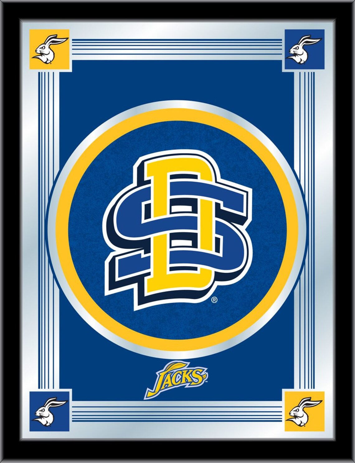 South Dakota State University Logo Wall Mirror SDSU Jackrabbits Decor ...