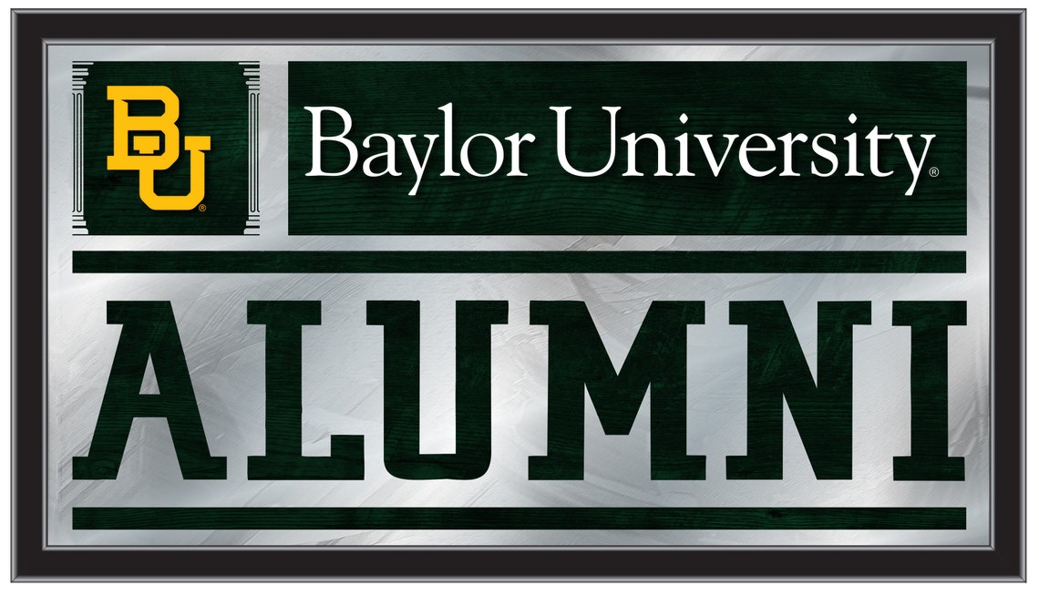 Baylor University Alumni Wall Mirror | BU Bears Wall Decor - Etsy
