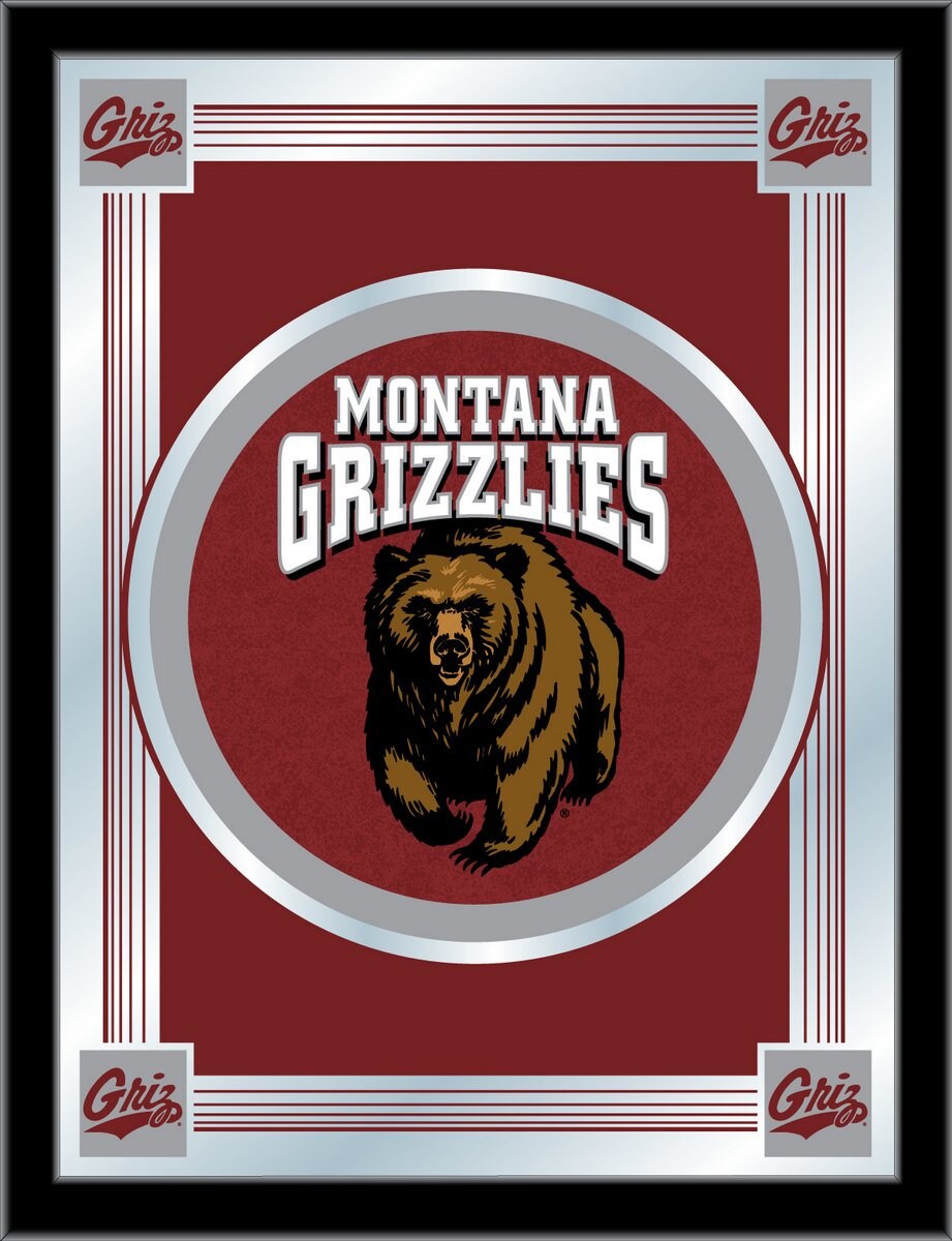 University of Montana Logo Wall Mirror UM Grizzlies Decor - Etsy