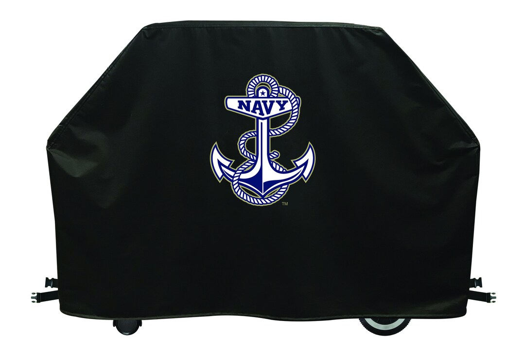 US Naval Academy Midshipmen Grill Cover | Outdoor Patio BBQ Cover - Etsy