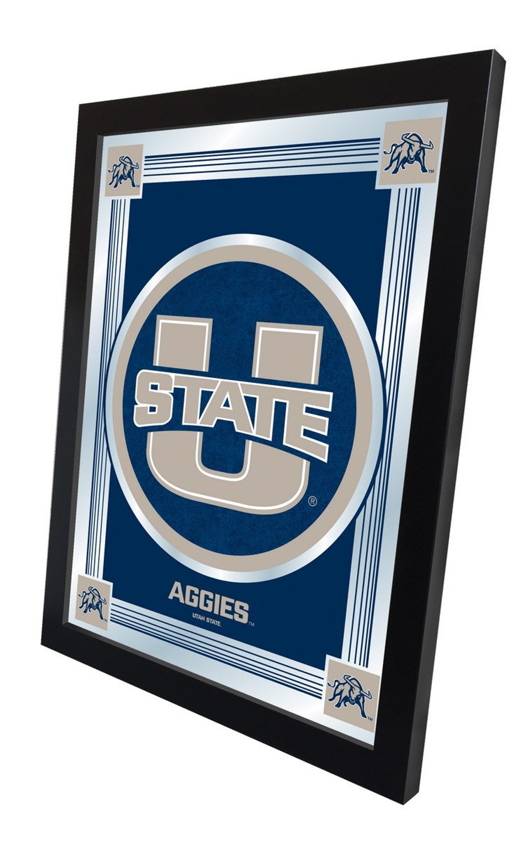 Utah State University Logo Mirror | USU Aggies Wall Decor - Etsy
