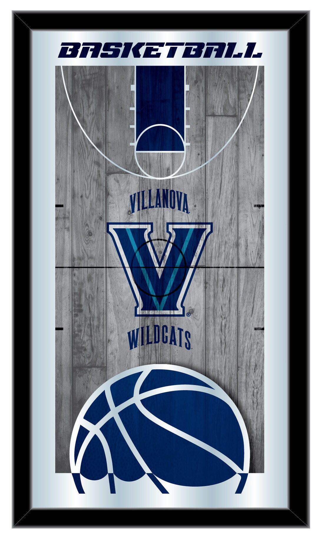 Villanova University Basketball Wall Mirror | Vu Wildcats - Etsy