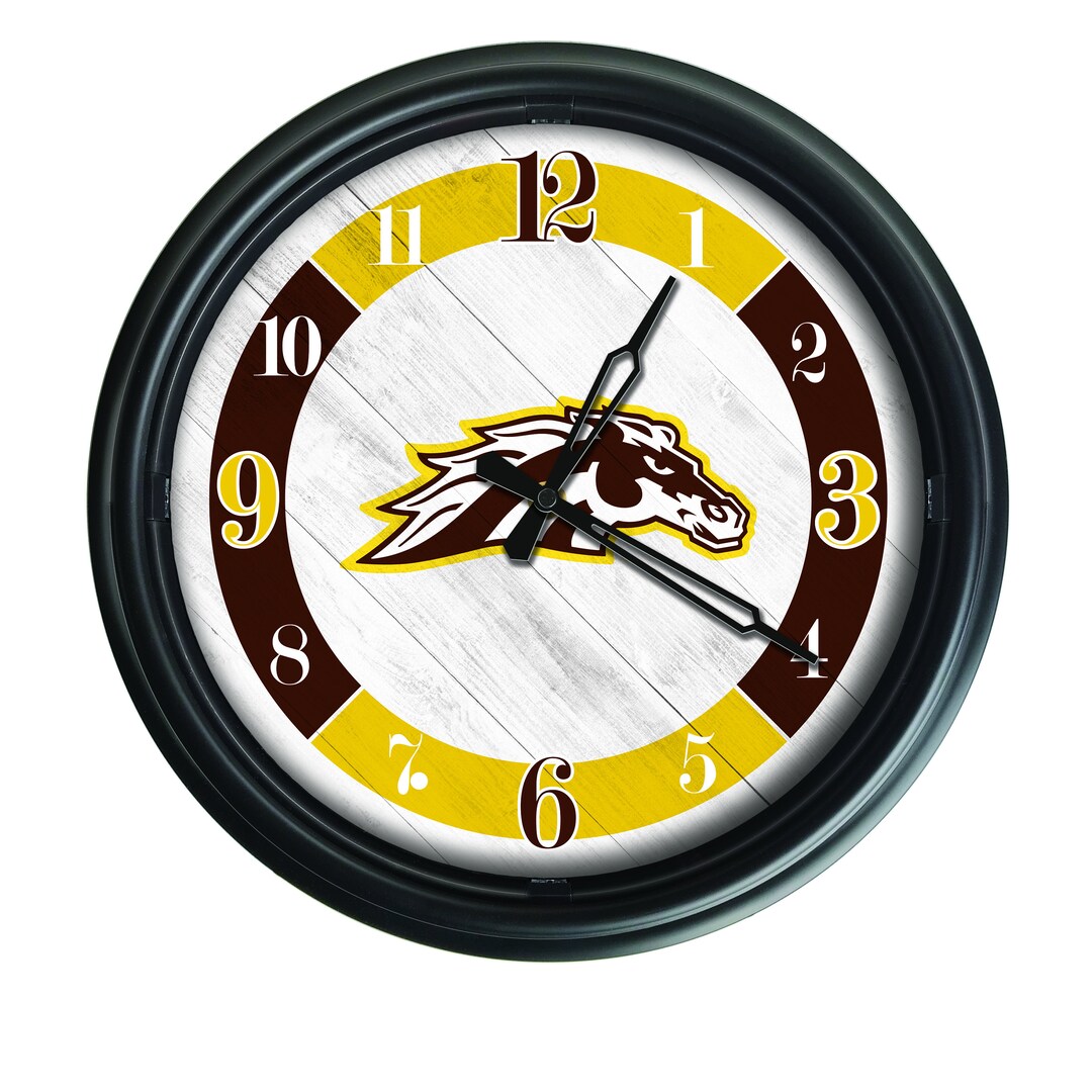 Western Michigan University LED Wall Clock | Officially Licensed WMU ...