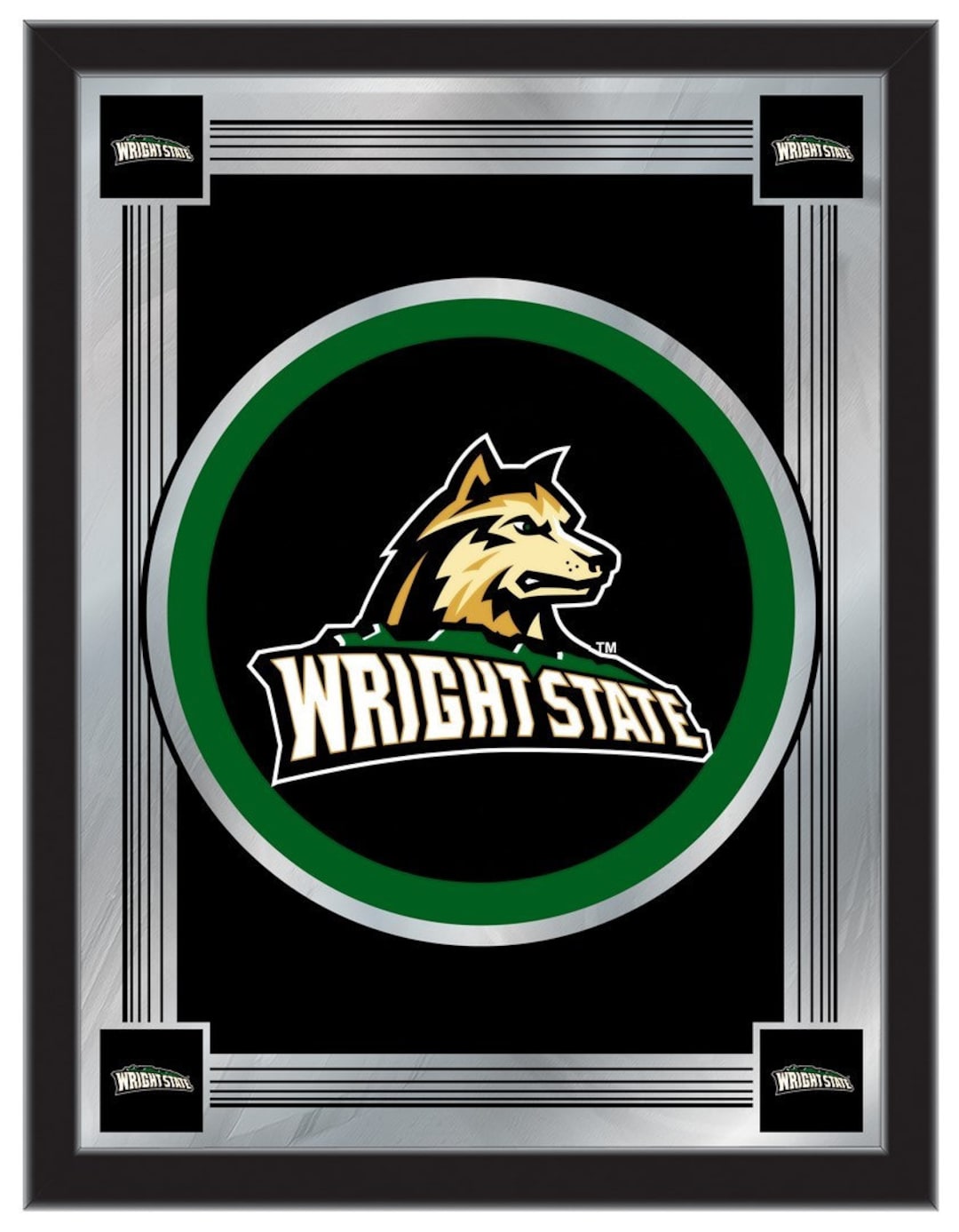 Wright State University Logo Wall Mirror | WSU Raiders Decor - Etsy