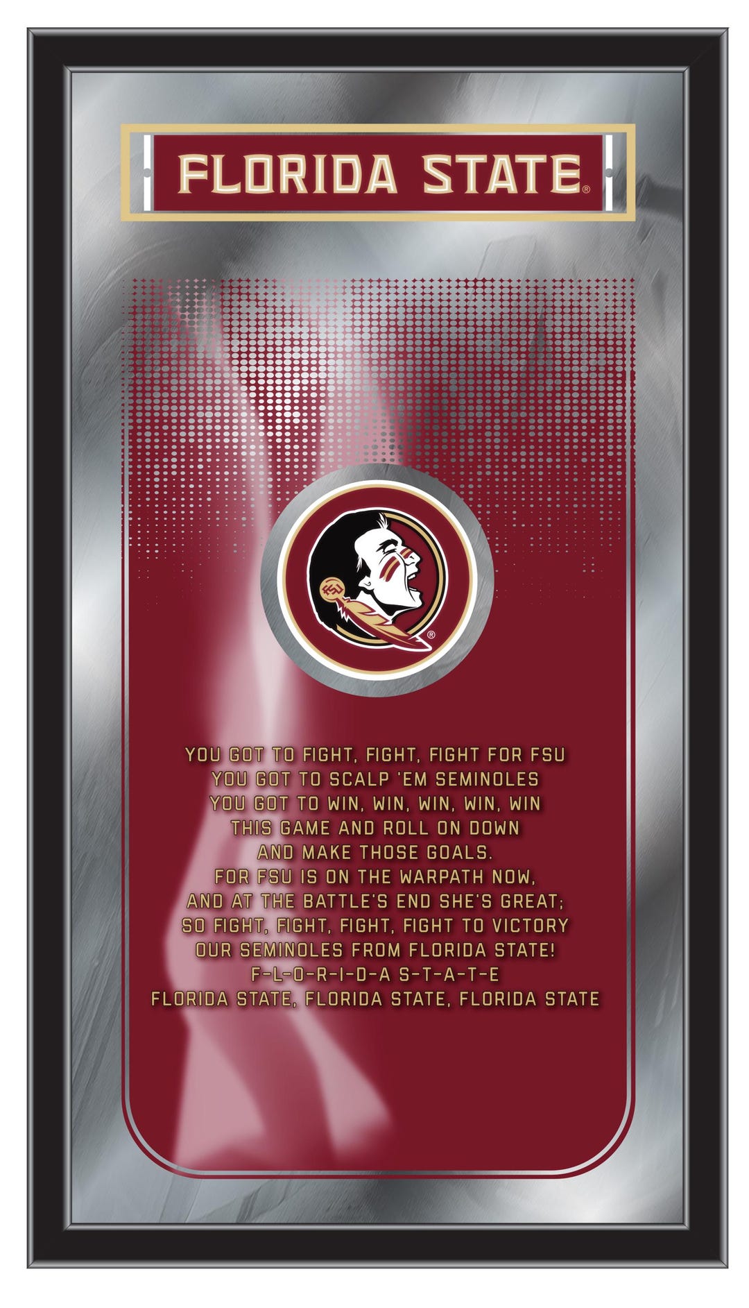 Florida State University Fight Song Wall Mirror| FSU Seminoles - Etsy
