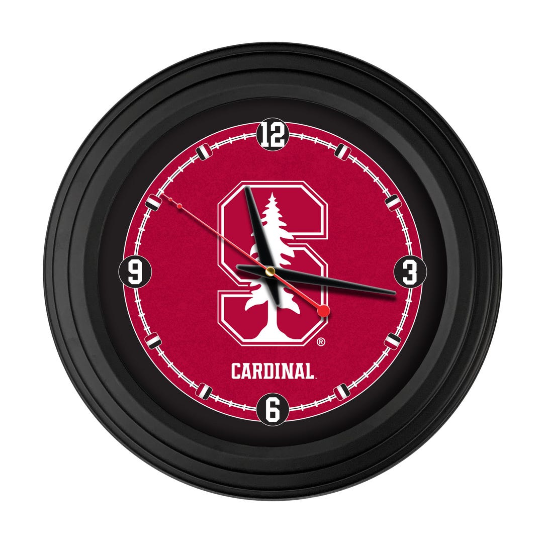 Stanford 15” Wall Clock | SU Cardinal Logo Wall Decor - Etsy