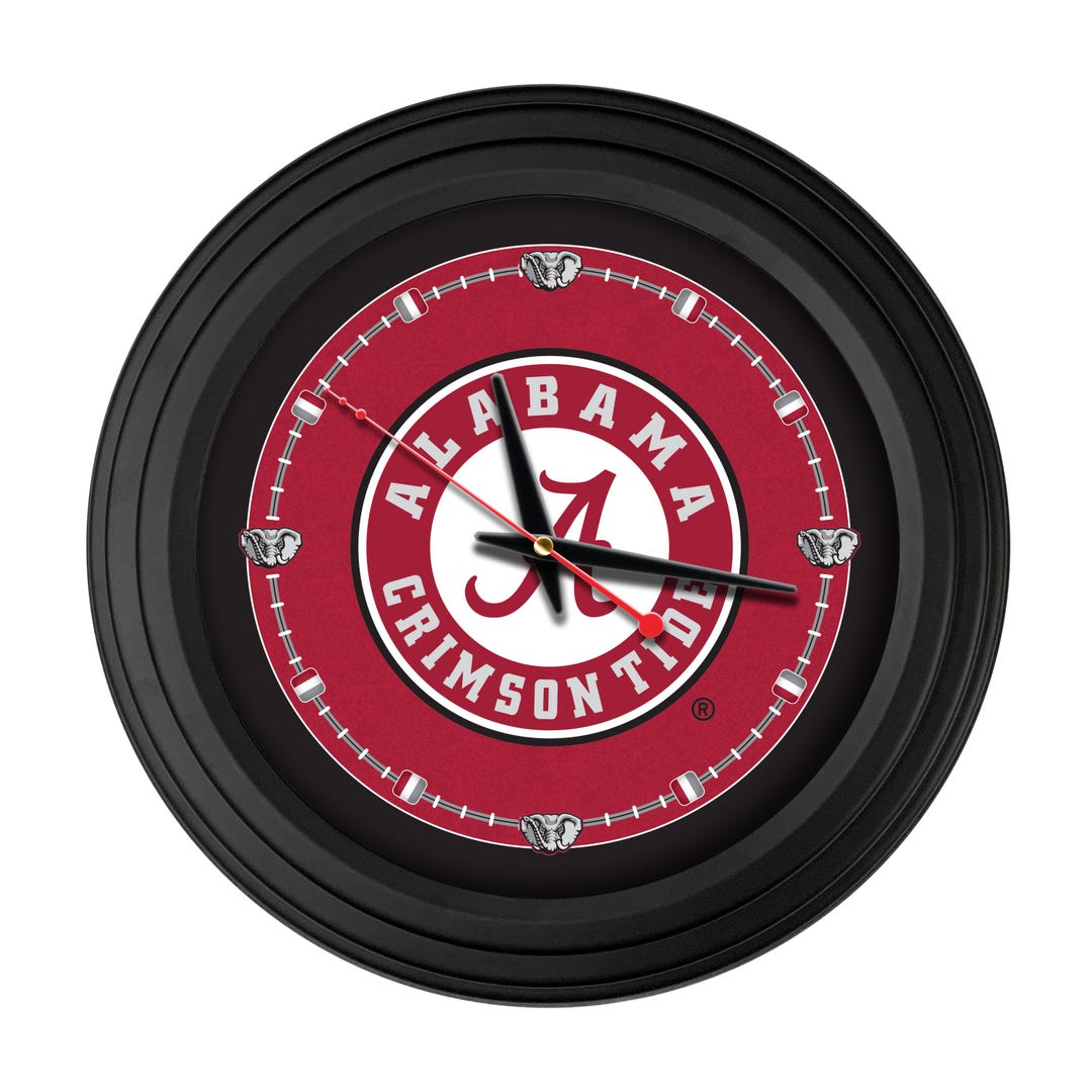 Alabama A 15” Wall Clock | UA Crimson Tide Logo Wall Decor - Etsy