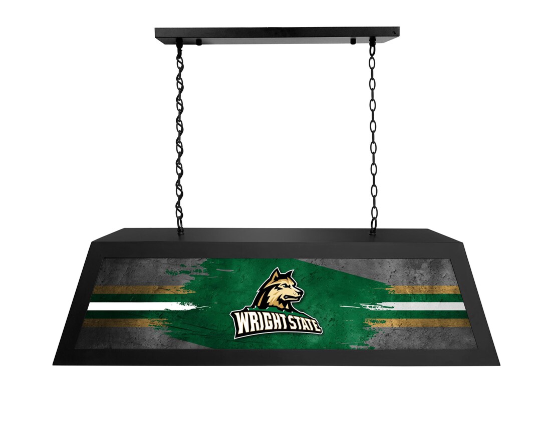 Wright State Raiders Backlit Pool Table Light | Metal Framed WSU ...