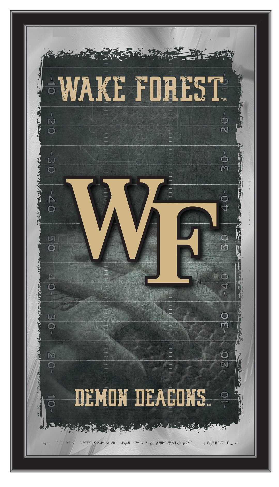 Wake Forest University Football Wall Mirror | Officially Licensed WFU ...