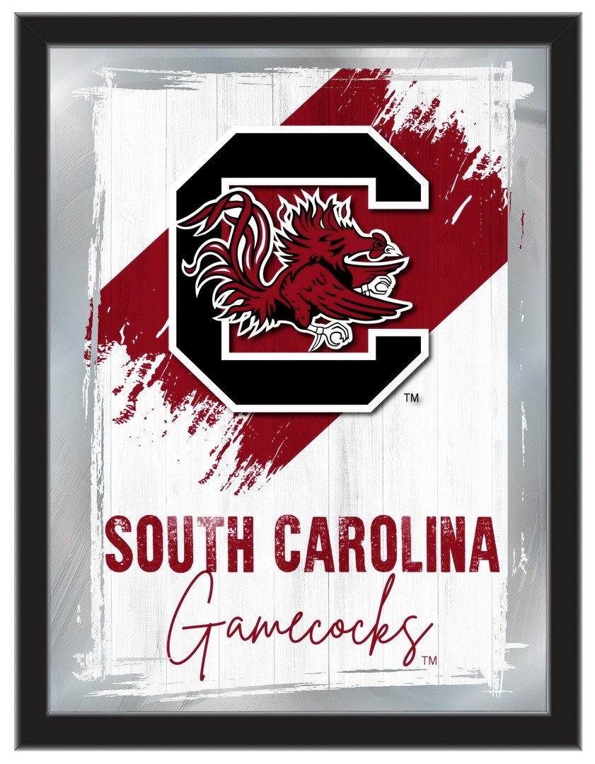 University of South Carolina Logo Wall Mirror 08 | USC Gamecocks Decor ...