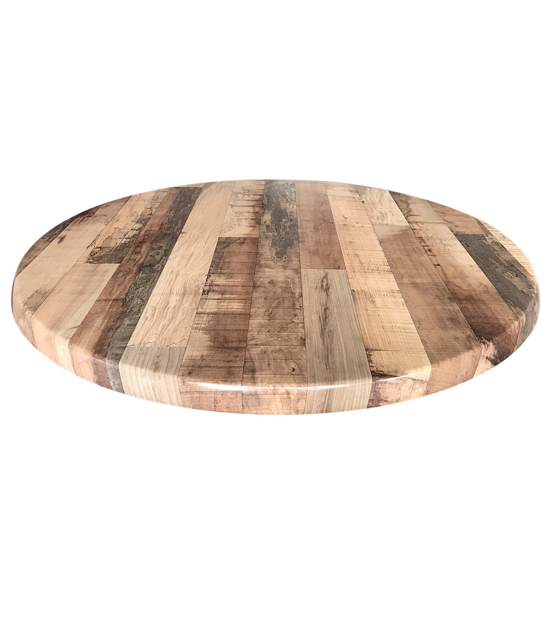 Rustic Maple Finish Outdoor Table Top | All-season Heavy Duty Patio ...