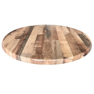 Rustic Maple Finish Outdoor Table Top | All-season Heavy-duty Patio ...