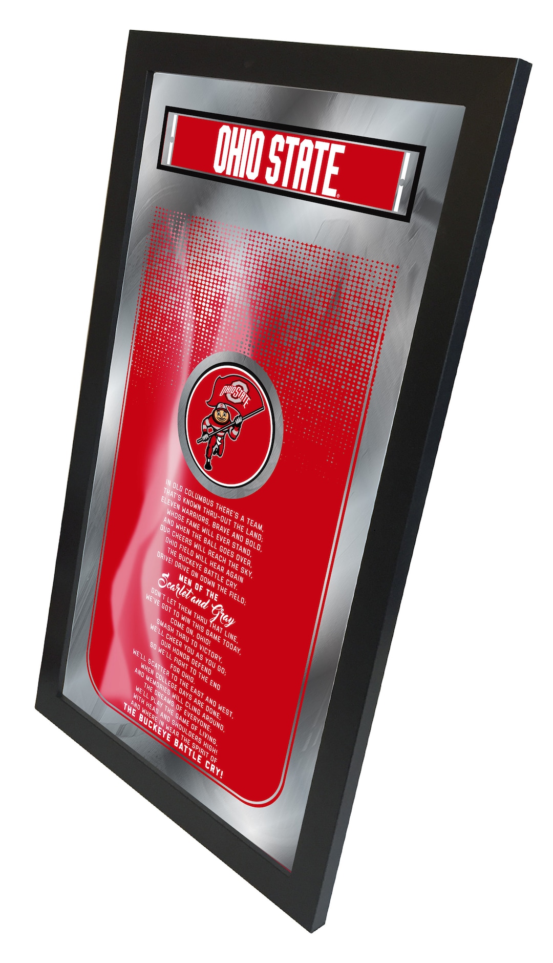 Ohio State University Fight Song Mirror | OSU Buckeyes Home Wall Decor ...