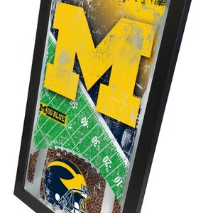 University of Michigan Football Wall Mirror | U of M Wolverines - Etsy