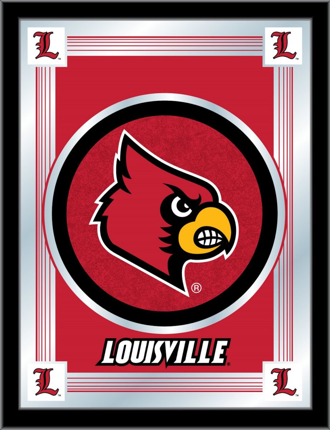 University of Louisville Logo Wall Mirror Premium NCAA Team - Etsy