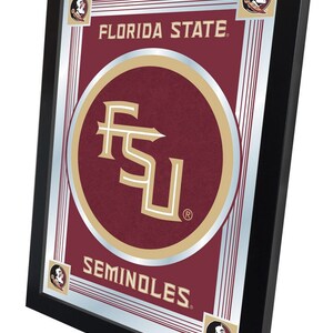Florida State script Logo Wall Mirror FSU Seminoles Decor - Etsy