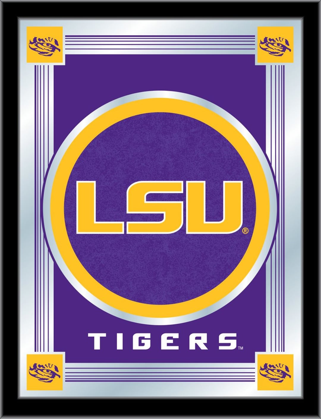 Louisiana State University Logo Wall Mirror LSU Tigers Decor - Etsy