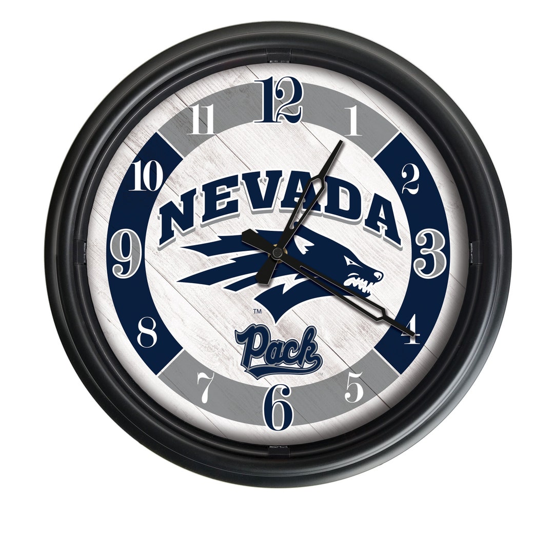 University of Nevada Indoor/outdoor LED Wall Clock | Outdoor ...