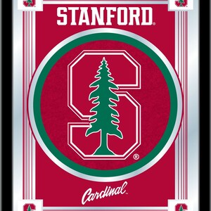 Stanford University Logo Wall Mirror | SU Cardinals Decor - Etsy