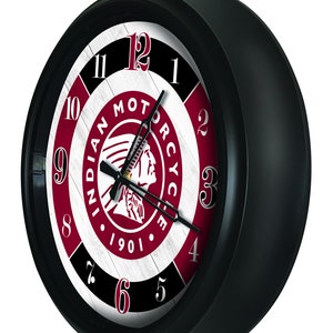 Indian Motorcycle (head) LED Wall Clock | Indian Motorcycle Chief ...