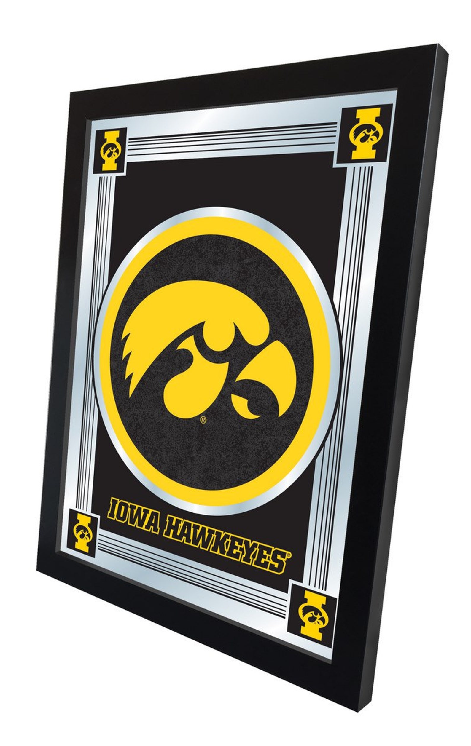 University of Iowa Logo Wall Mirror UI Hawkeyes Decor - Etsy