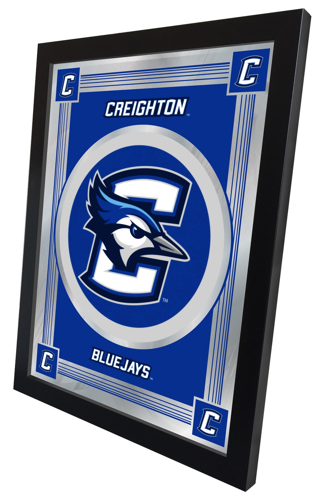 Creighton University Logo Mirror | CU Bluejays Wall Decor - Etsy