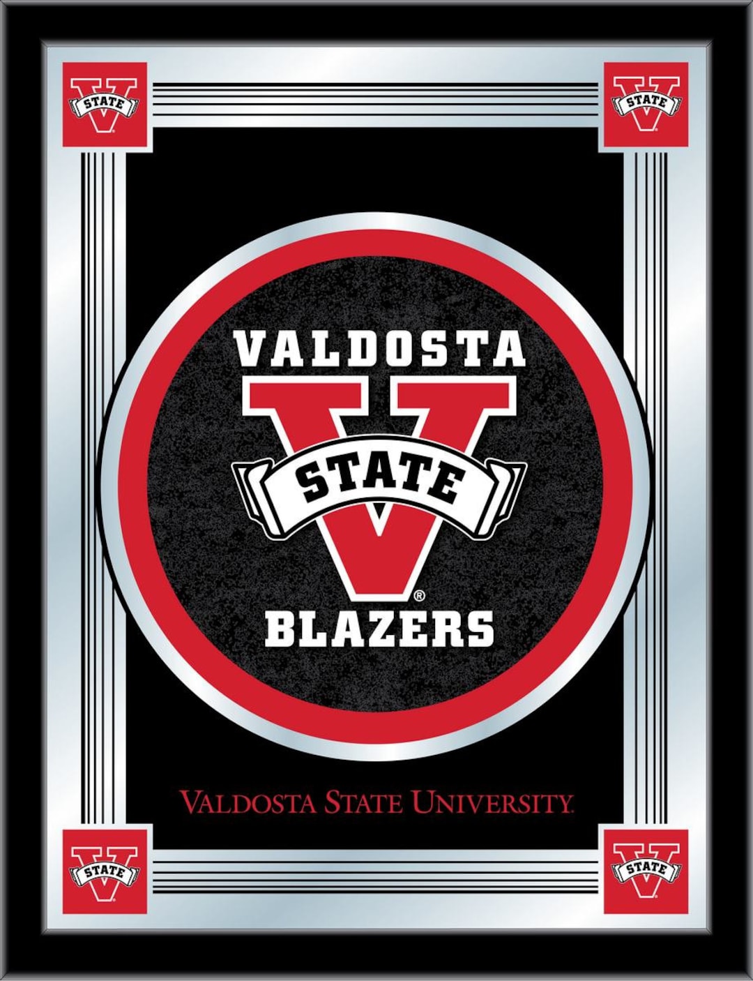 Valdosta State University Logo Wall Mirror | VSU Blazers Decor - Etsy