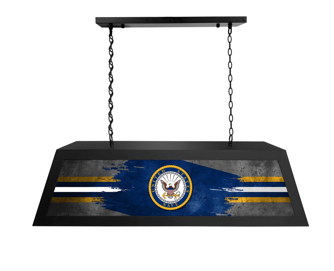 United States Navy Backlit Long Box Light | Metal Framed Classic ...