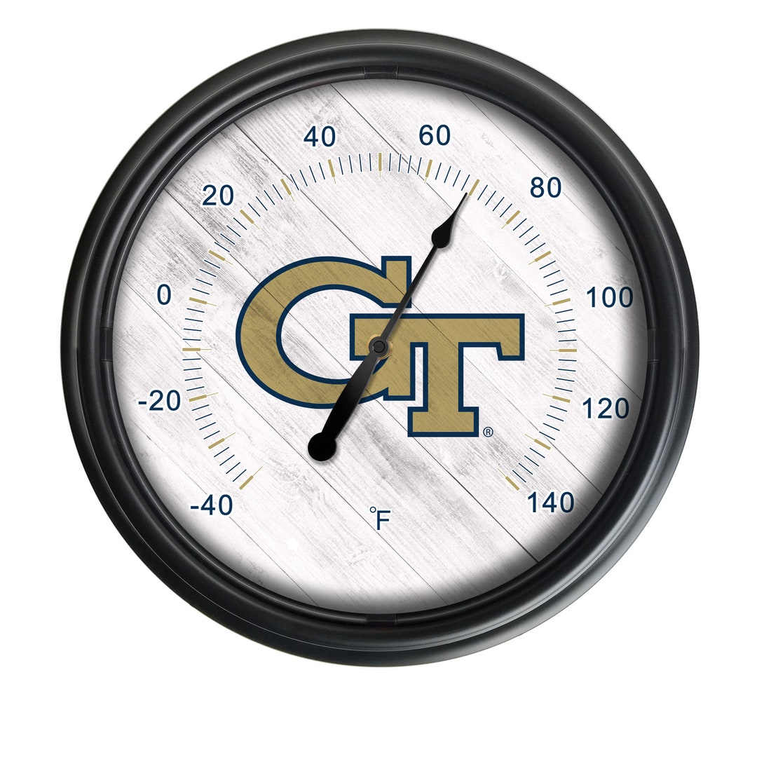 Georgia Tech LED Wall Thermometer | GT Yellow Jackets Outdoor ...