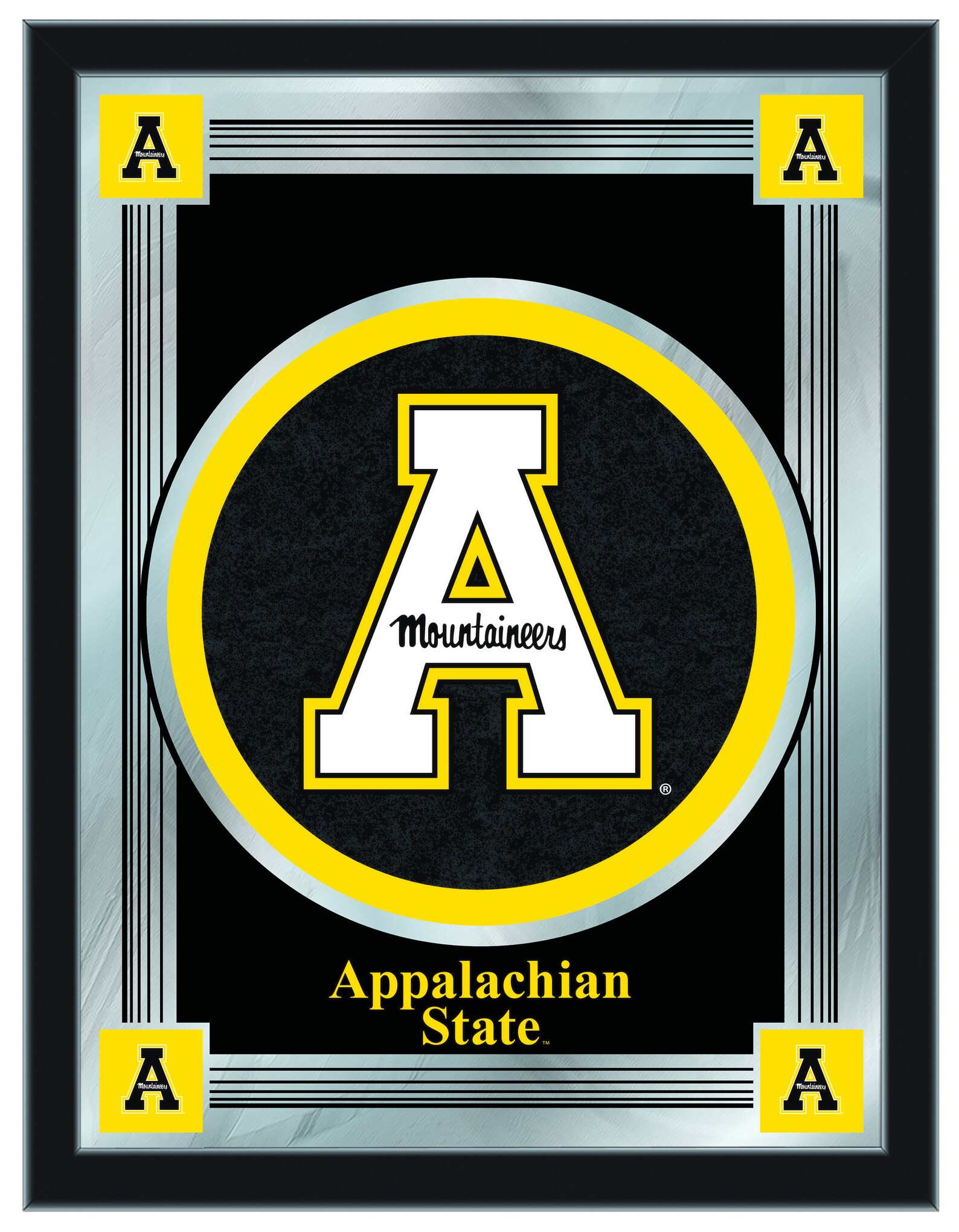 Appalachian State University Logo Wall Mirror App State Mountaineers ...
