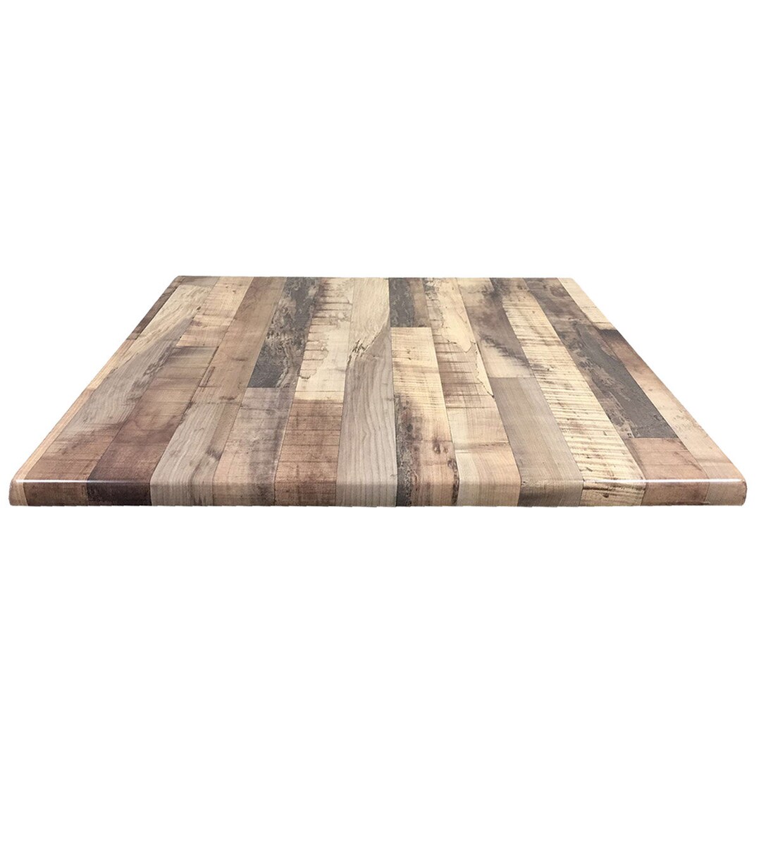 Rustic Maple Finish Outdoor Table Top | All-season Heavy Duty Patio ...