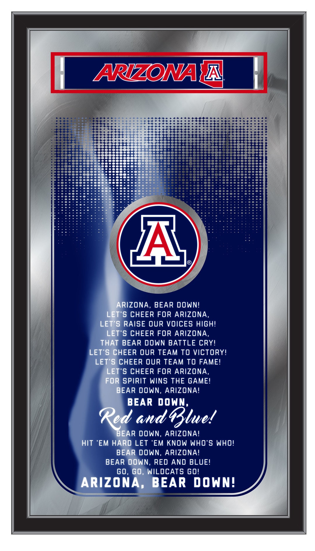 University of Arizona Fight Song Wall Mirror| Arizona Wildcats - Etsy